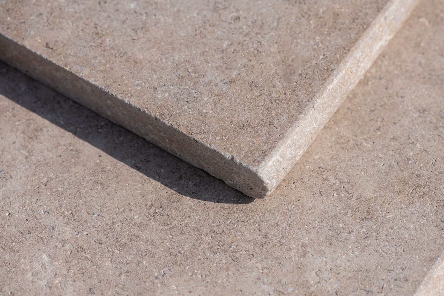 Honed vs. Brushed Sinai Pearl Limestone | Stone Corp